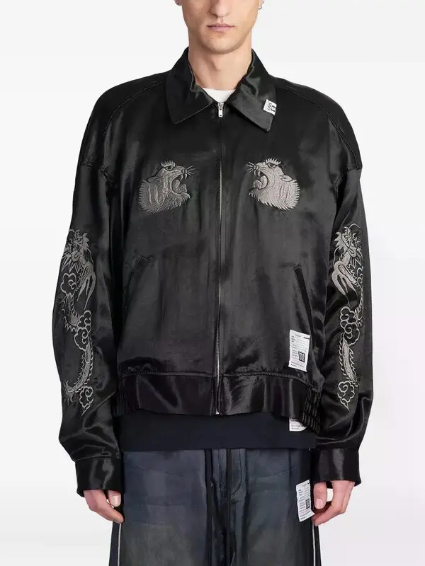 Mihara Yasuhiro Embroidered Bomber Jacket