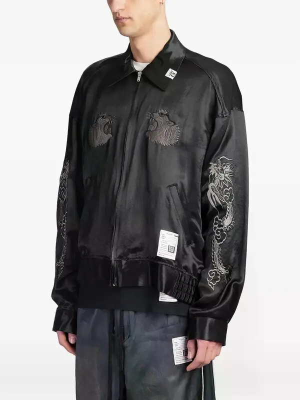 Mihara Yasuhiro Embroidered Bomber Jacket