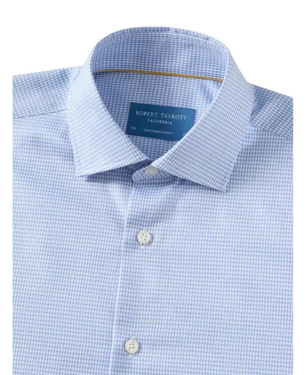 Robert Talbott Reynolds Mini Check Contemporary Fit Shirt