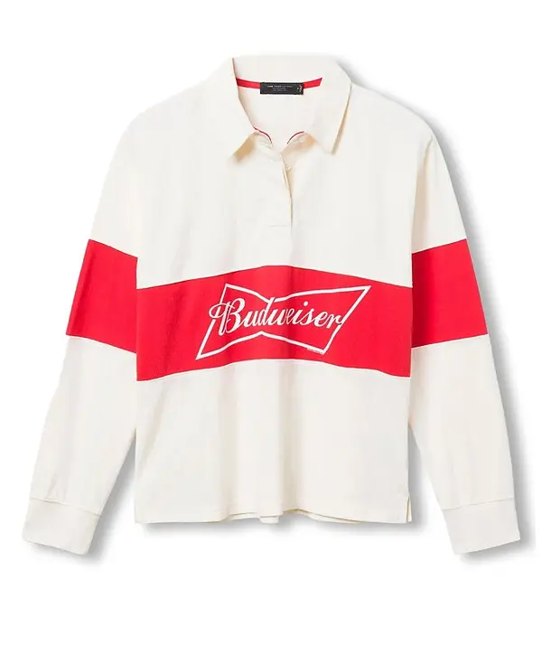 Junk Food Clothing Budweiser Rugby Shirt