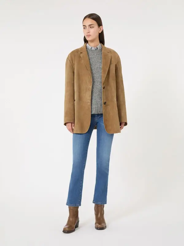 Max Mara Oversized Suede Blazer