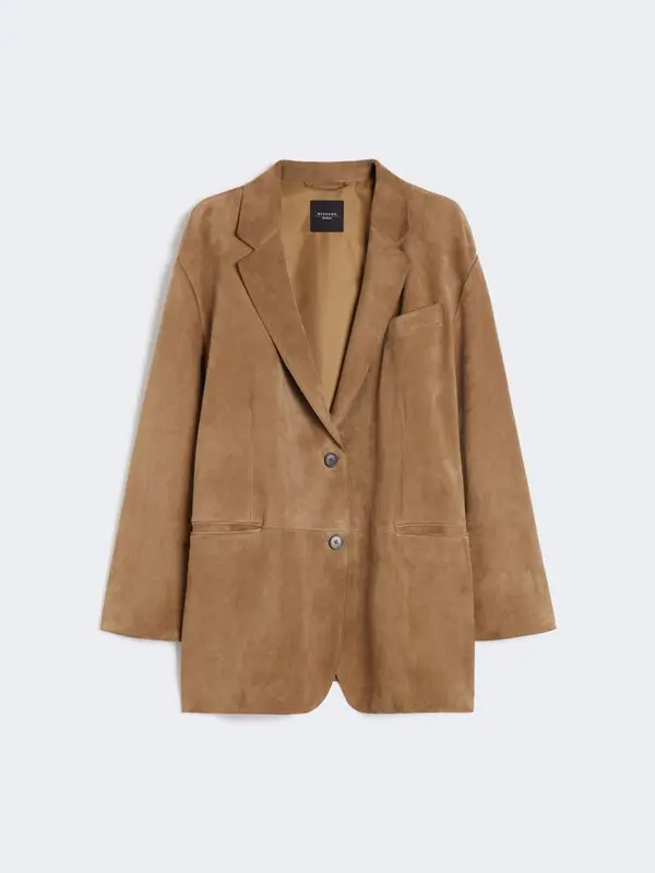 Max Mara Oversized Suede Blazer