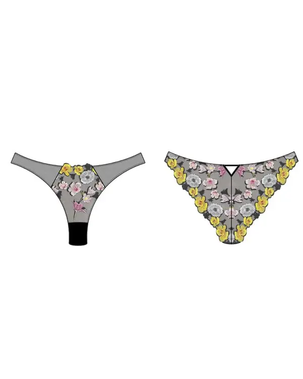 FLEUR DU MAL Eden Cheeky Panty