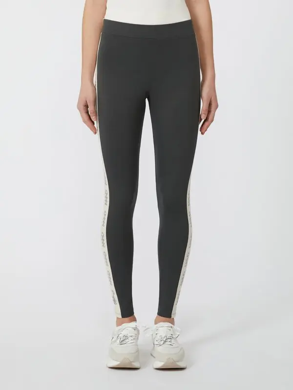 Max Mara Technical Jersey Leggings - Dark Grey