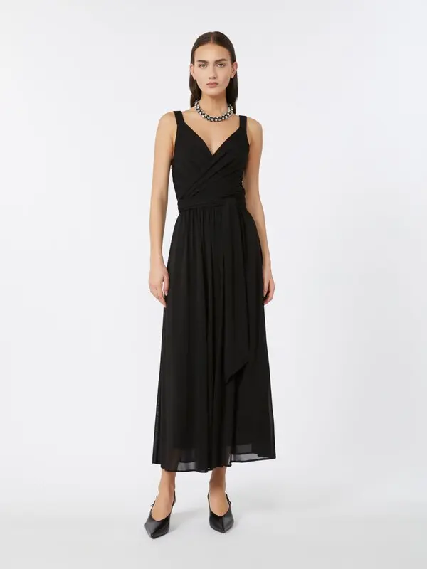 Max Mara Long Viscose Jersey Dress