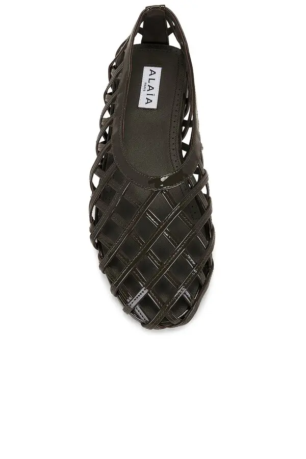 Alaïa Ballerina Flat - Kaki
