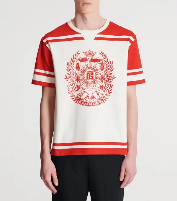 Balmain Varsity Print T-shirt