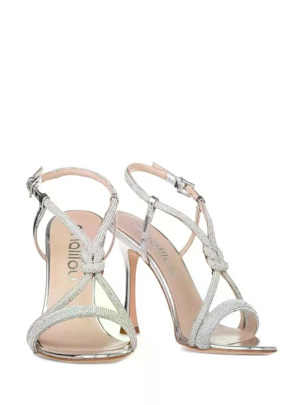 NINALILOU Mya 90 Embellished Heeled Sandals
