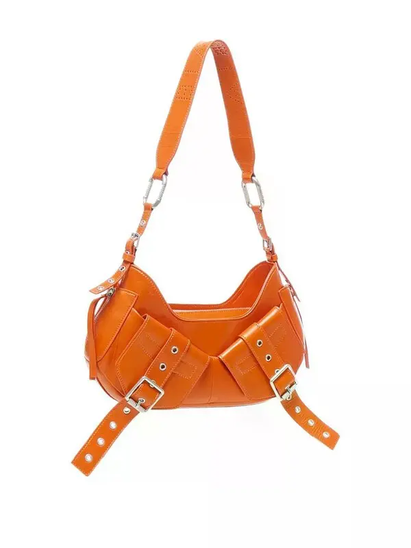 BIASIA Buckle-detail Shoulder Bag - Orange