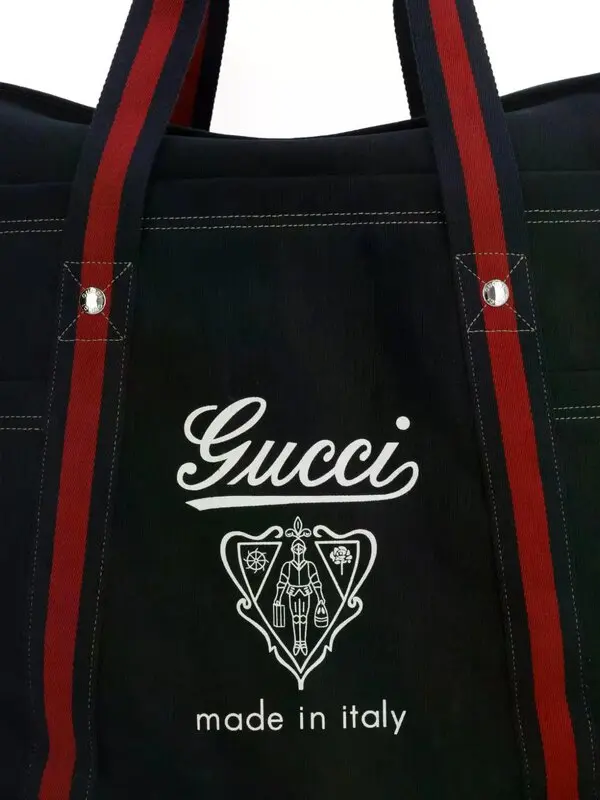 Gucci Crest-print Tote Bag