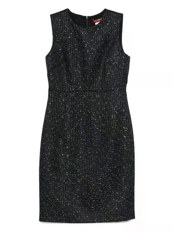 Max Mara Sleeveless Sequined Dress