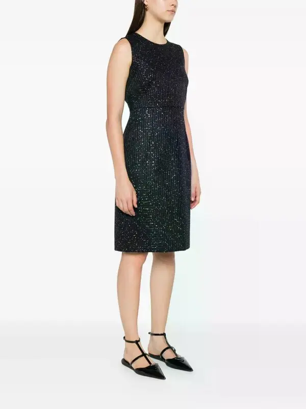 Max Mara Sleeveless Sequined Dress