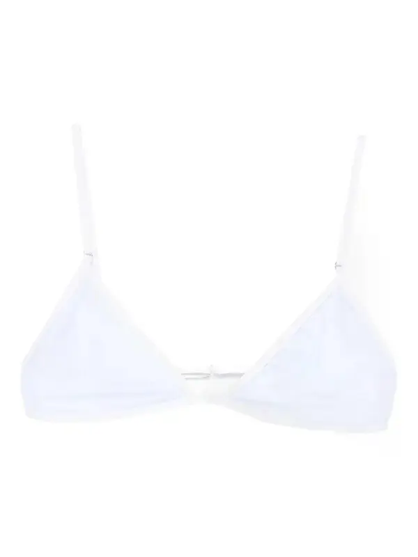 ROBERTA EINER X Kiss ‘n Thrill Frida Triangle-cup Bikini Top - Blue