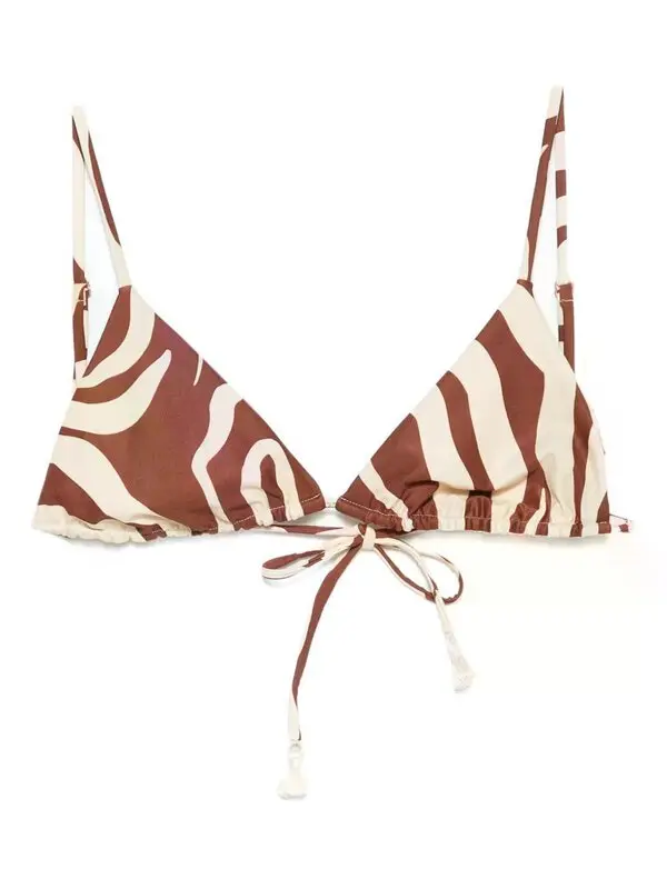 Johanna Ortiz Konibo Bikini Top - Brown