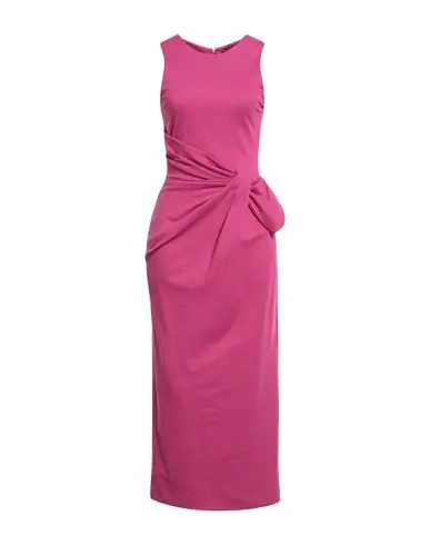 Emporio Armani Viscose Blend Maxi Dress - Fuchsia