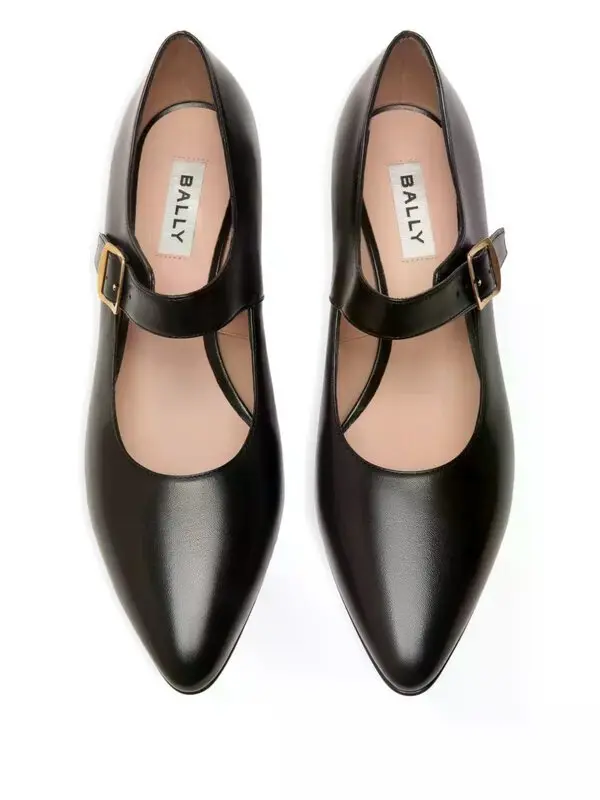 Bally Glendy Pointed-toe Buckle Pumps