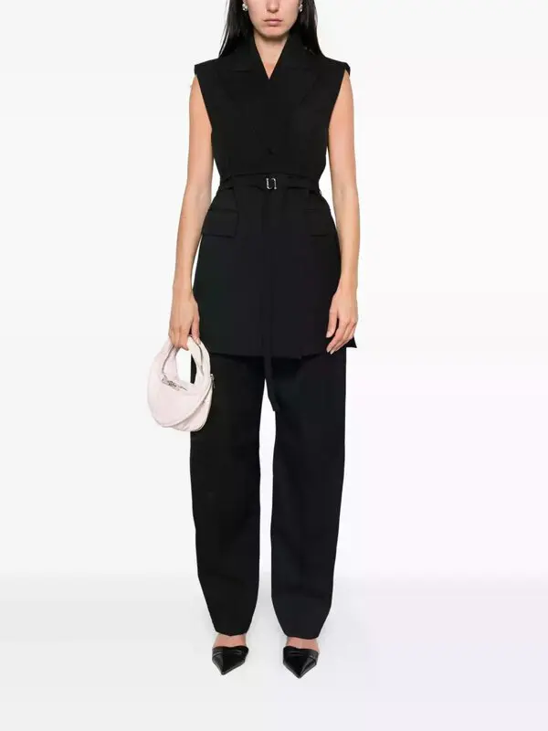 Sportmax Belted Sleeveless Blazer