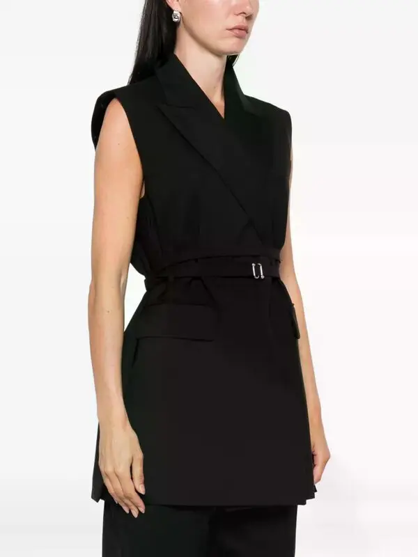 Sportmax Belted Sleeveless Blazer