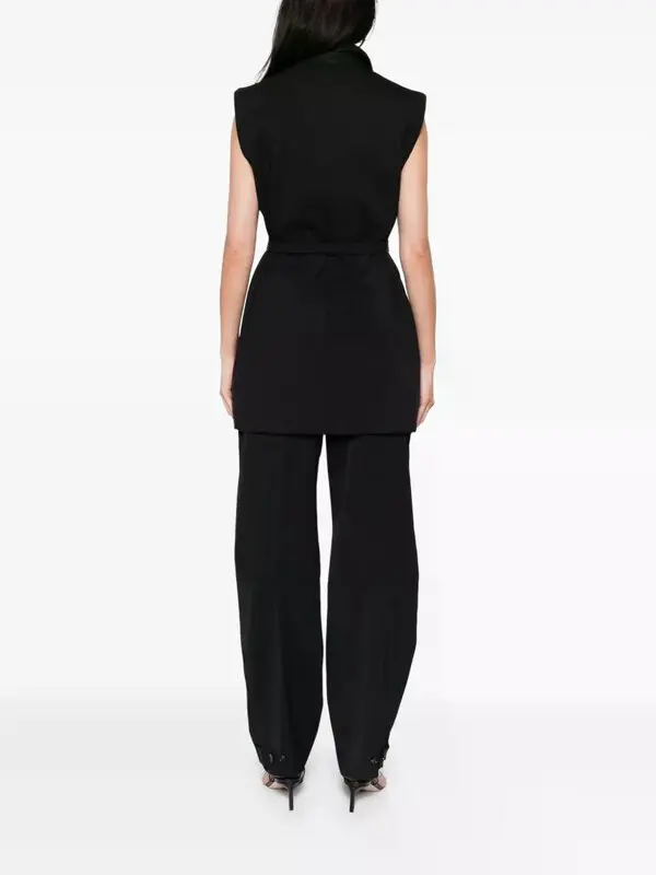 Sportmax Belted Sleeveless Blazer