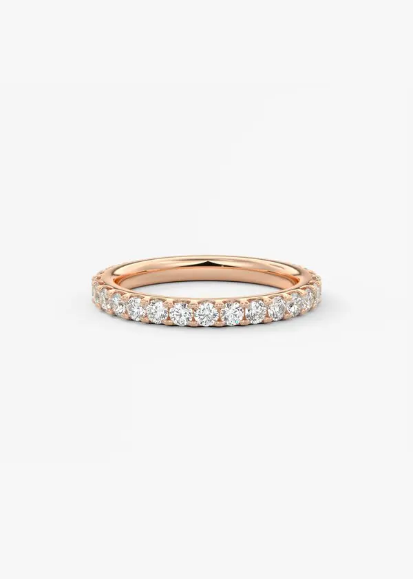 FRANK DARLING 3/4 Eternity Diamond Band - Yellow Gold