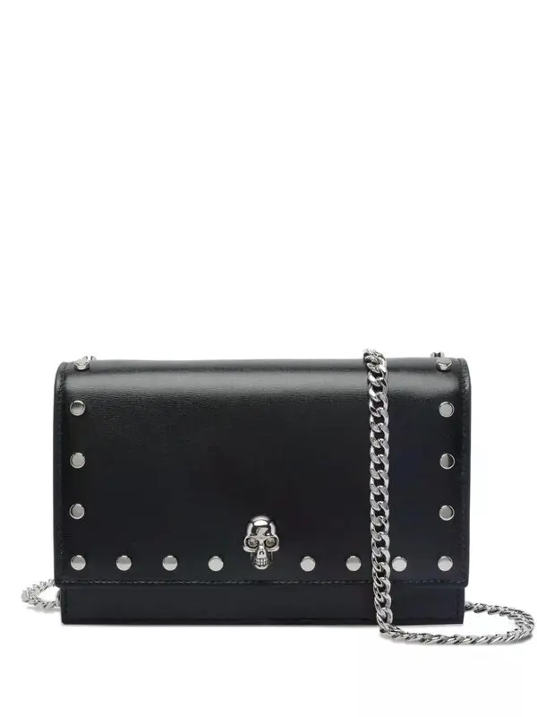 Alexander McQueen Small Skull Studded Shoulder Bag