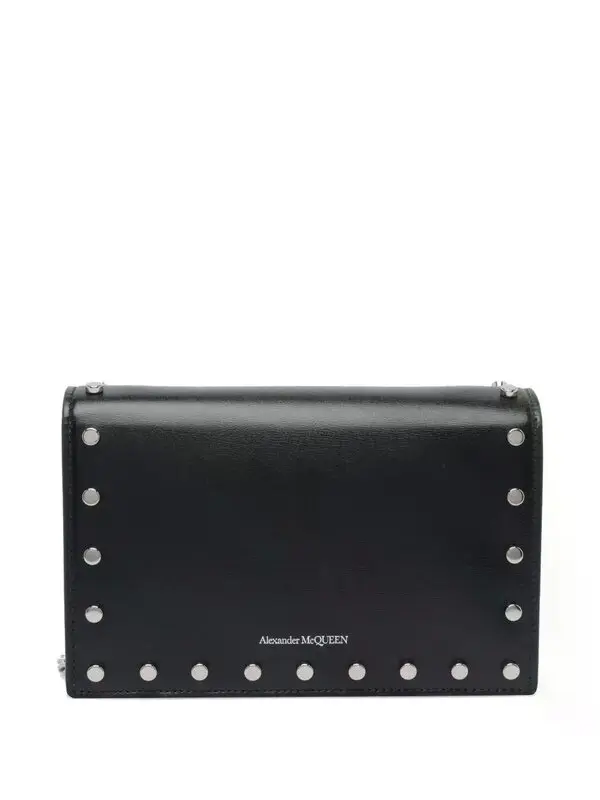 Alexander McQueen Small Skull Studded Shoulder Bag