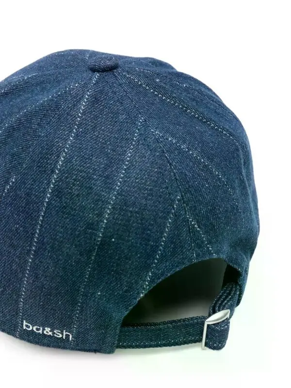 Ba&sh Pinstripe Baseball Cap