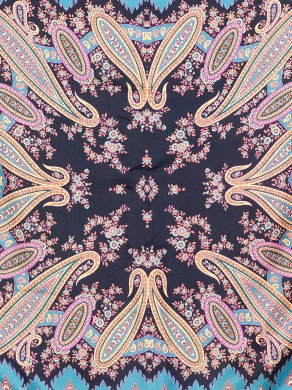 Etro Paisley-pattern Silk Scarf