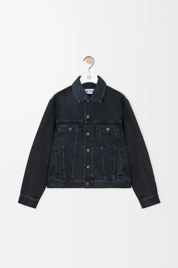 Loewe Anagram Denim Jacket - Black