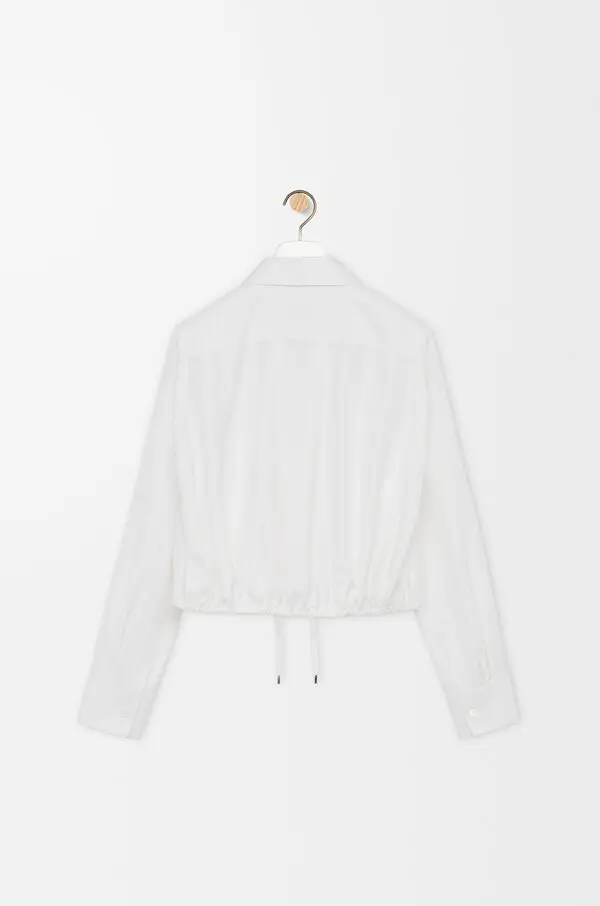 Loewe Balloon Silk Shirt - White