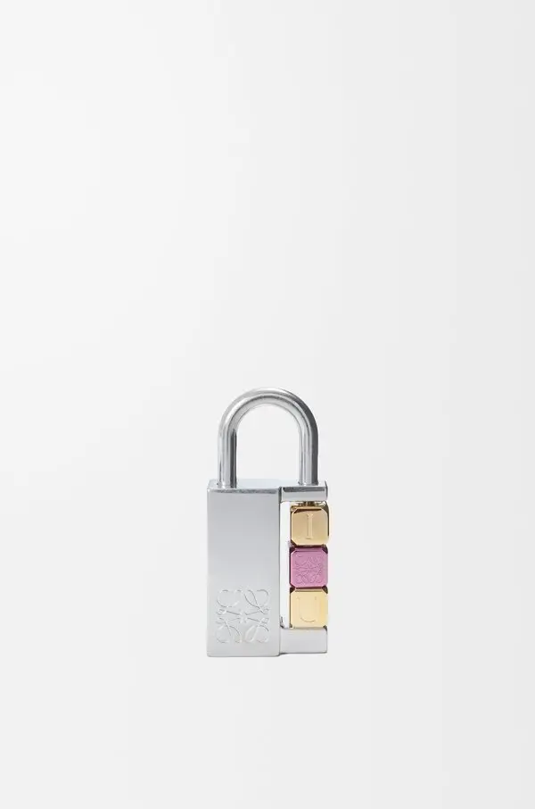 Loewe Padlock Charm - Palladium