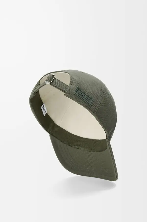 Loewe Anagram Patch Cap - Khaki Green