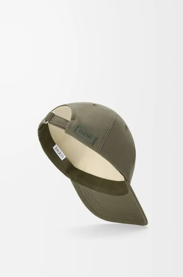 Loewe Anagram Patch Cap - Khaki Green