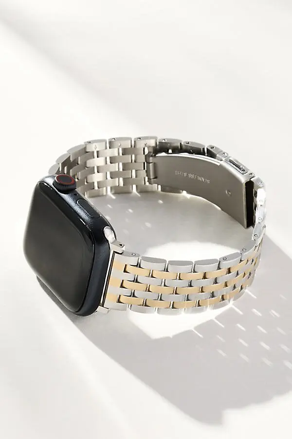 POSH TECH Remy Stainless Steel Apple Watch Band - Gold & Silver