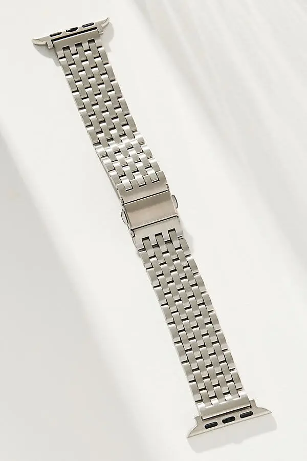 POSH TECH Remy Stainless Steel Apple Watch Band - Silver