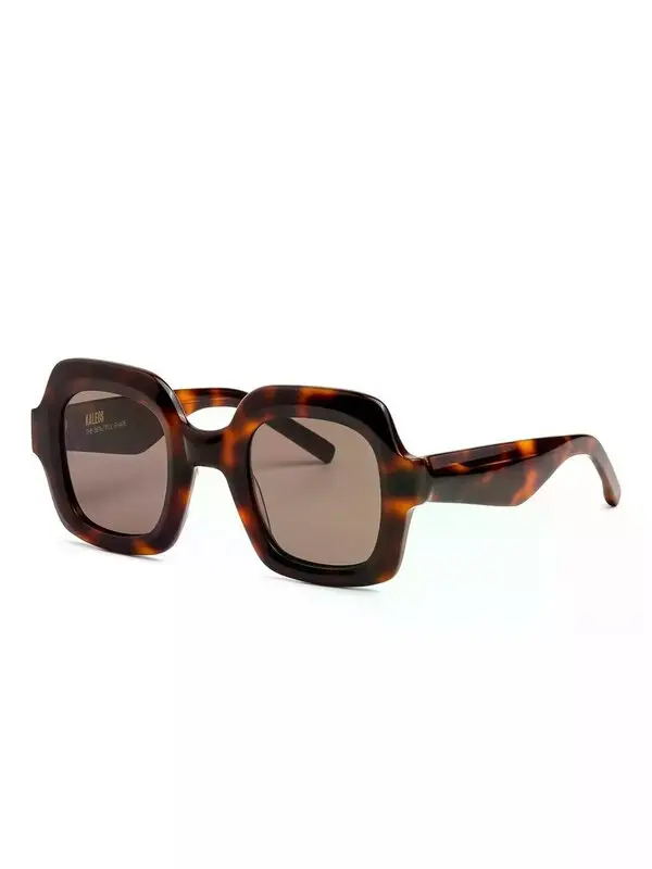 KALEOS Harwood Tortoiseshell Square-frame Sunglasses
