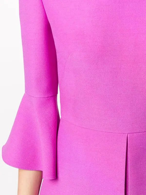 Valentino Garavani Flared Sleeves Mini Dress