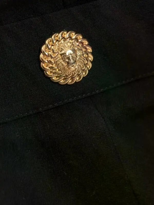 Balmain Halterneck Buttoned Mini Dress