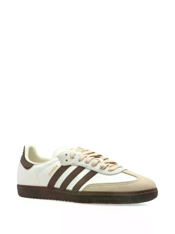 Adidas Samba Og Leather Sneakers - Neutrals