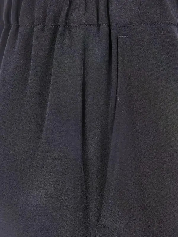 Max Mara Elasticated-waist Silk Trousers