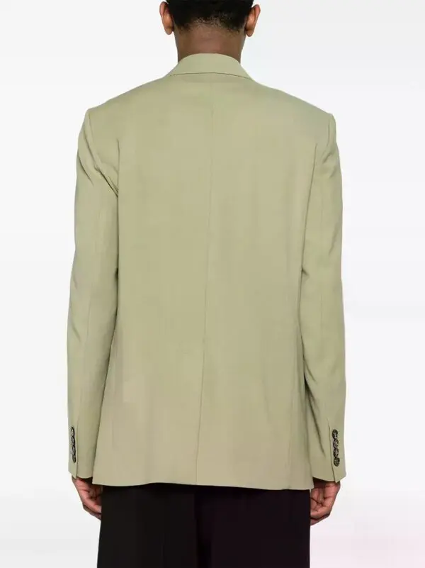 AMI Paris Single-breasted Blazer - Green