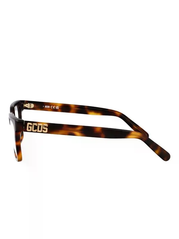 Gcds Rectangle-frame Tortoiseshell Glasses