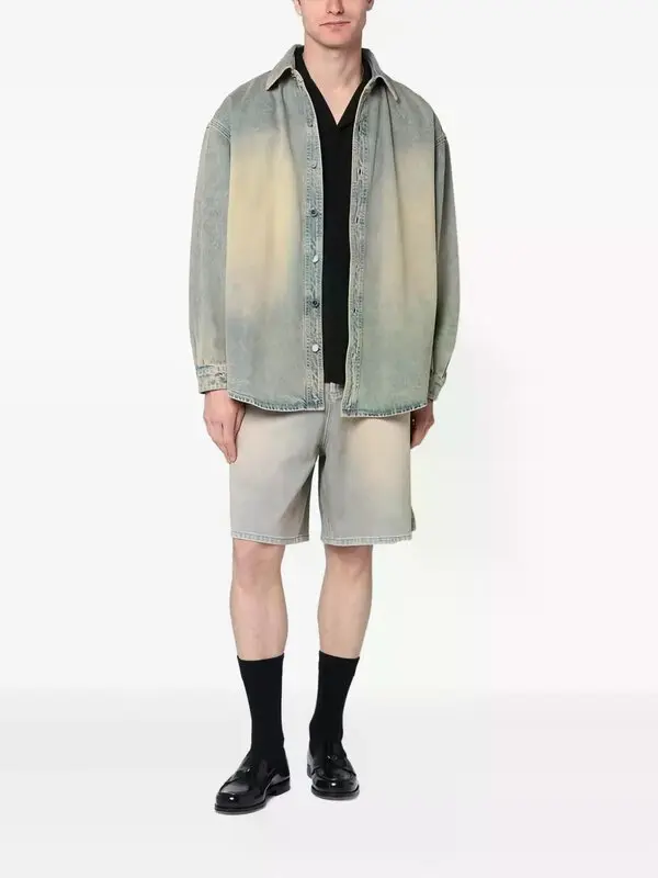NEW AMSTERDAM SURF ASSOCIATION Washed-effect Denim Shirt