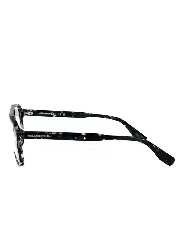 Karl Lagerfeld Rectangle Frame Glasses With Protective Case