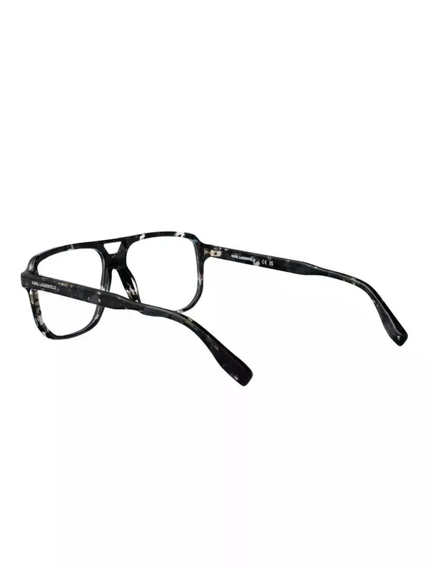 Karl Lagerfeld Rectangle Frame Glasses With Protective Case
