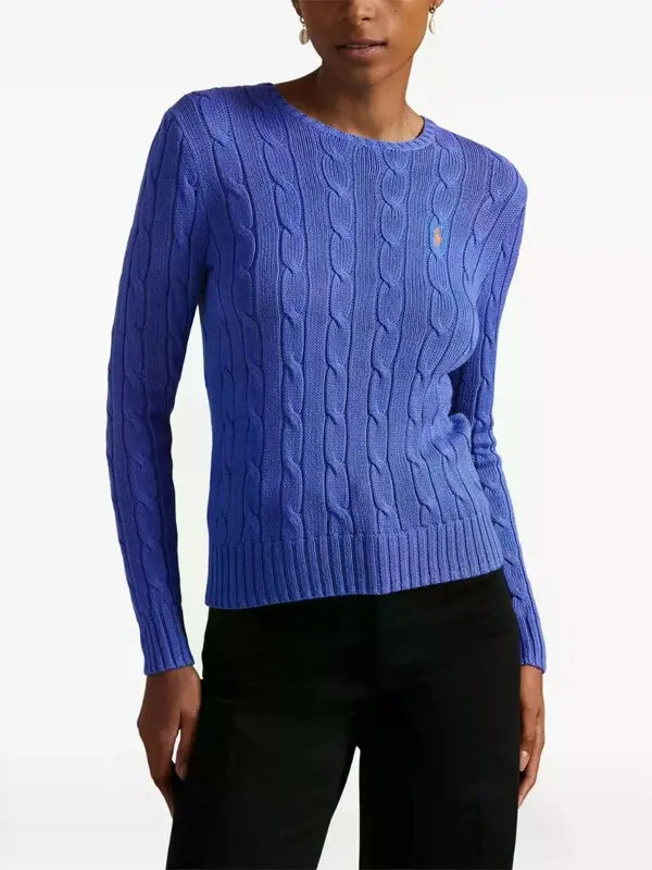 Polo Ralph Lauren Cable-knit Cotton Sweater - Blue