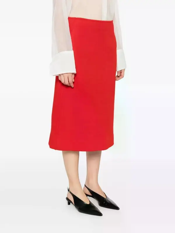 JIL SANDER A-line Skirt With Pocket Detail
