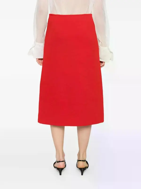 JIL SANDER A-line Skirt With Pocket Detail