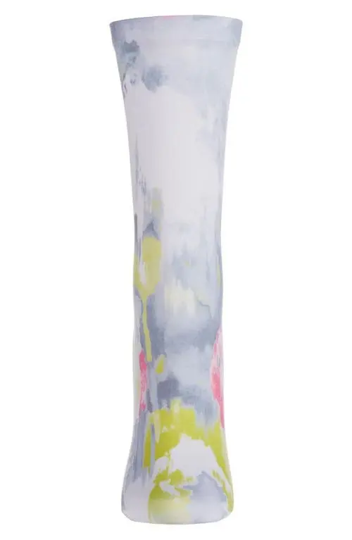 Natori Brushstroke Print Crew Socks