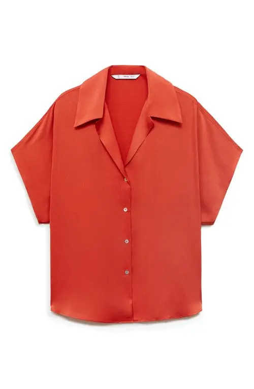 Mango Fluid Short Sleeve Shirt